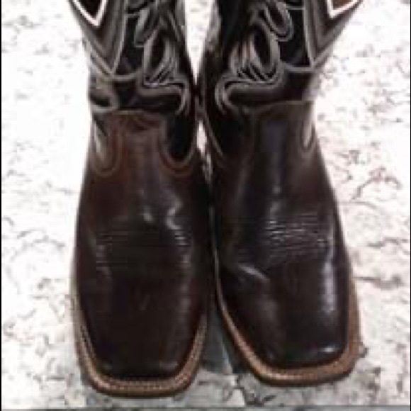 Ariat | Shoes | Ariat Cowboy Boots Square Tip 2ee | Poshmark